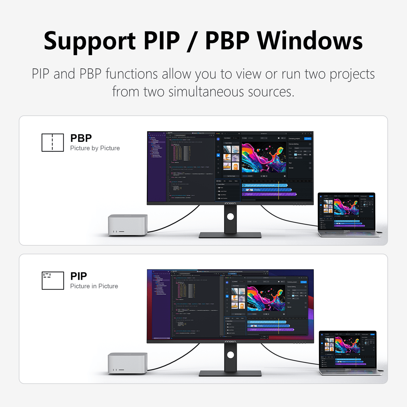 INNOCN 40-inch Computer Monitor - 40C1U Ultra-wide 21:9 Widescreen – INNOCN