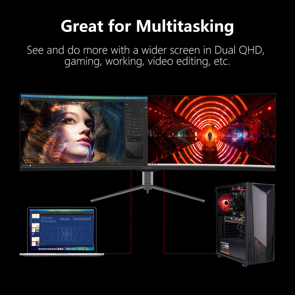 INNOCN 49 Inch 5K Curved Ultrawide Computer Monitor - 49C1S – INNOCN