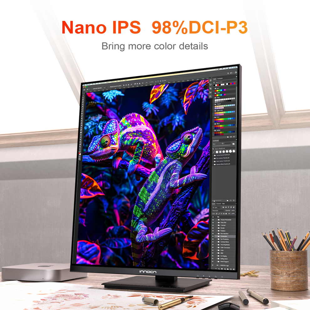 Refurbished 28C1Q | 28" SDQHD 16:18 Vertical Nano IPS Monitor | INNOCN ...